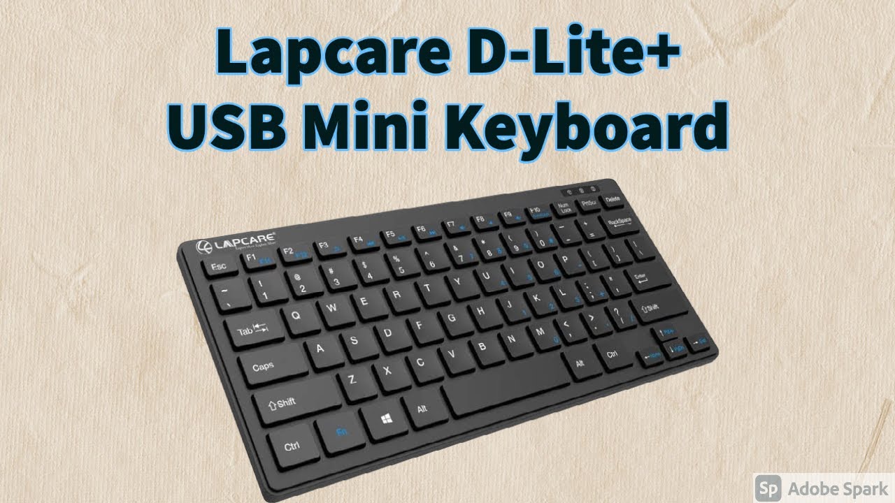 Wired Mini Keyboard Unboxing & Review #minikeyboard #lapcare - YouTube