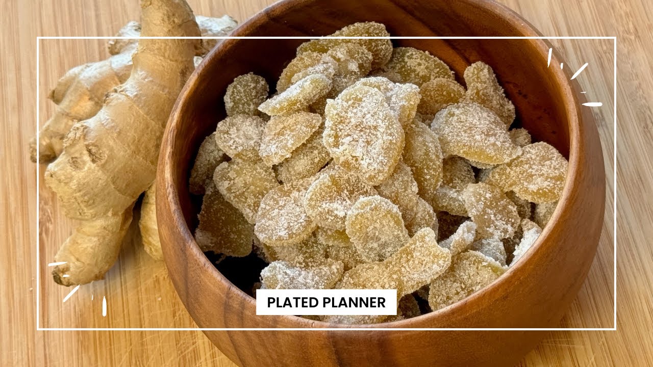 Sweet & Spicy: Easy Homemade Candied Ginger Recipe - YouTube