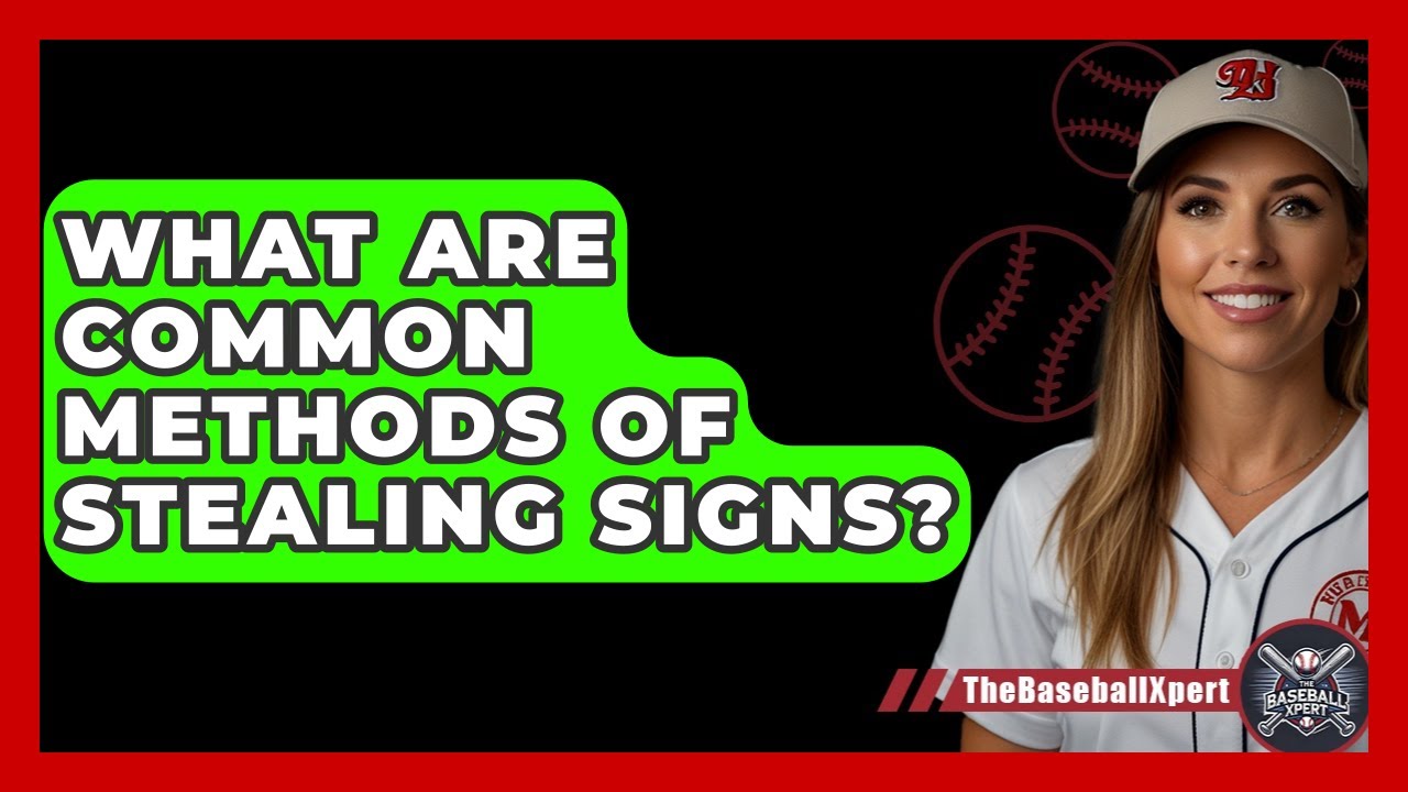 What Are Common Methods Of Stealing Signs? - The Baseball Xpert - YouTube