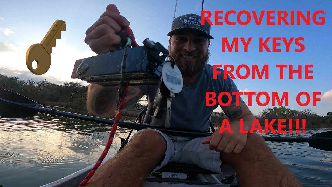 RECOVERING MY KEYS FROM THE BOTTOM OF A LAKE!!! - YouTube