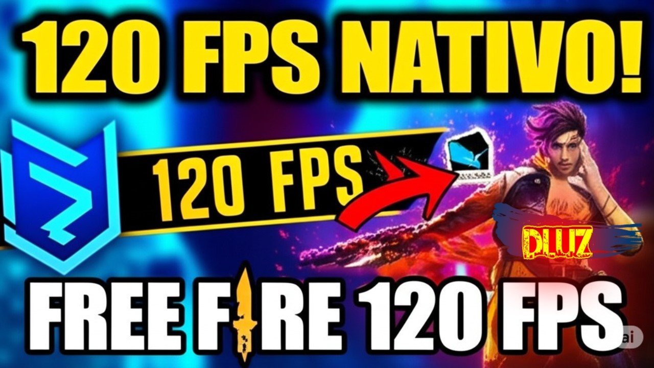 FREE FIRE 120 FPS NATIVO NO EMULADOR! SEM BLACK - YouTube