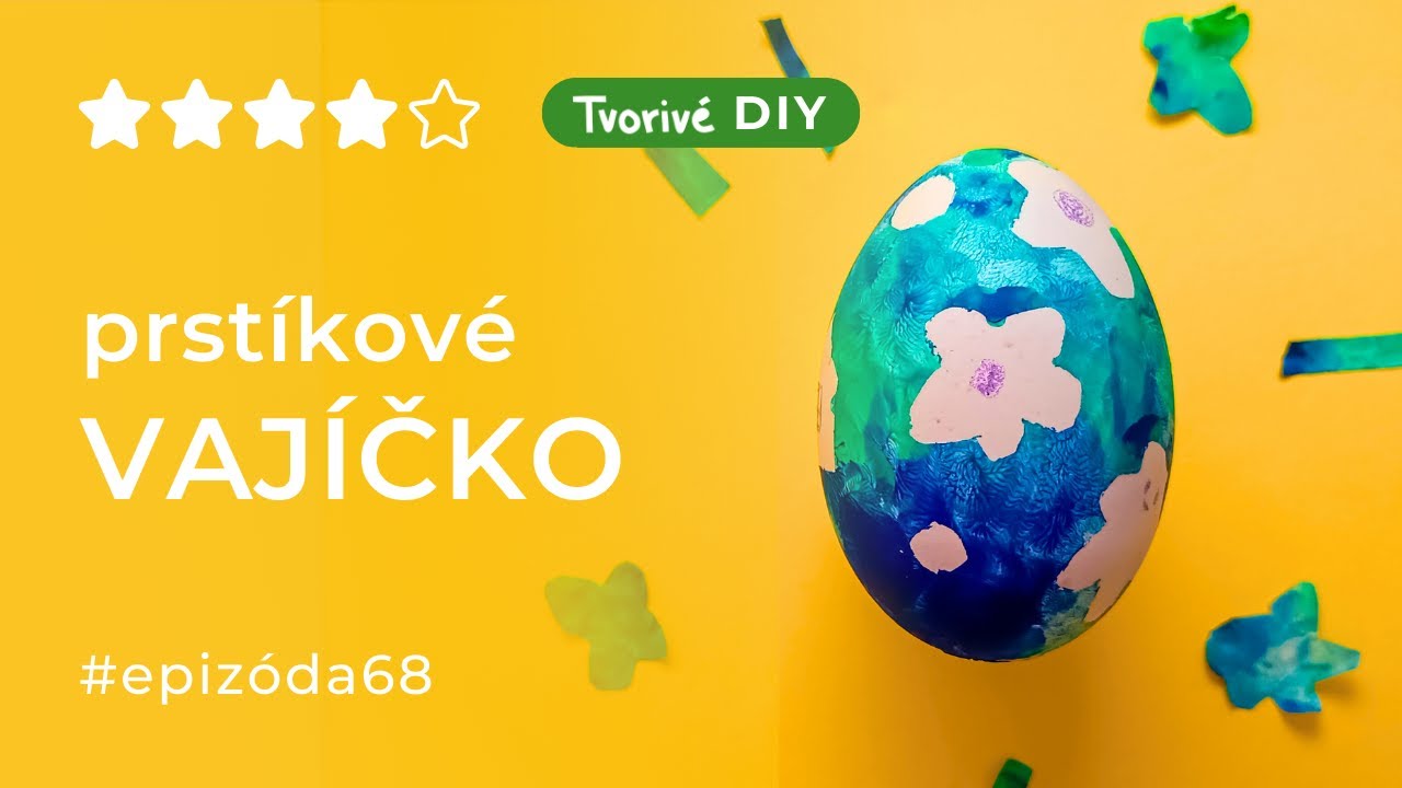 Maľované veľkonočné vajíčko - jednoduché tvorenie aj pre deti - DIY ...
