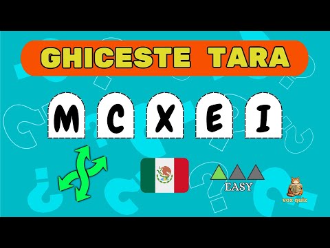 Ghiceste Tara - Litere Amestecate