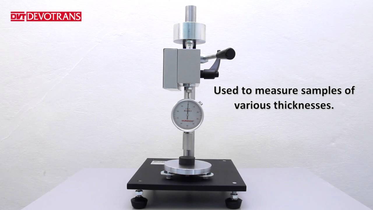 HARDNESS MEASUREMENT DEVICE WITH TRAY DVT SHT A - YouTube