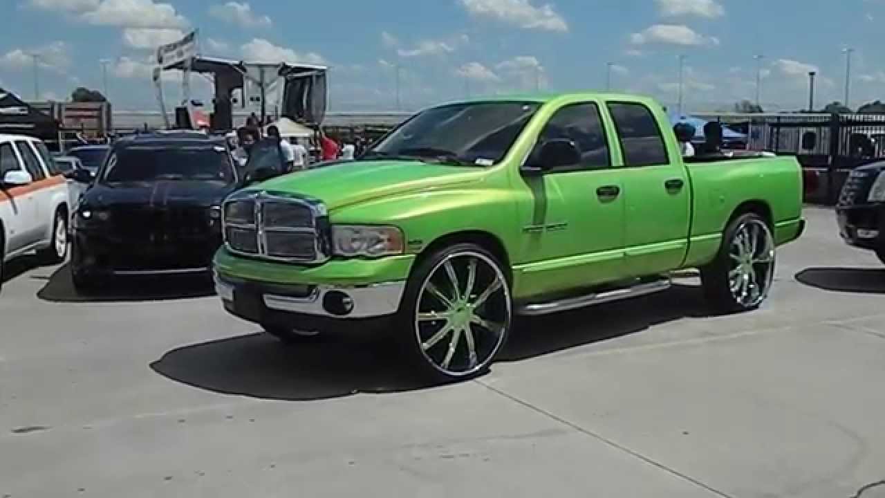 Stuntfest 2K15 Slime Green Dodge Ram #WhipPaparazz - YouTube