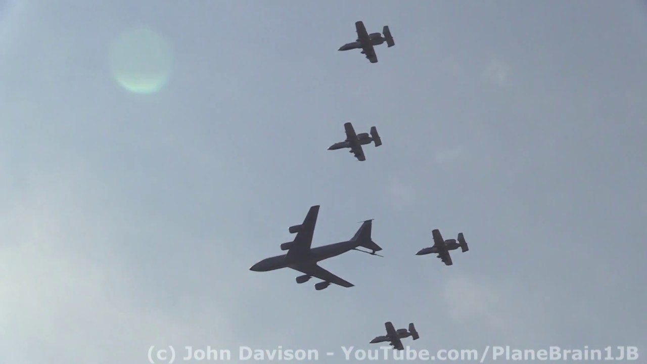 2017 Selfridge Open House & Air Show - KC-135 & A-10's - CSAR Demo ...