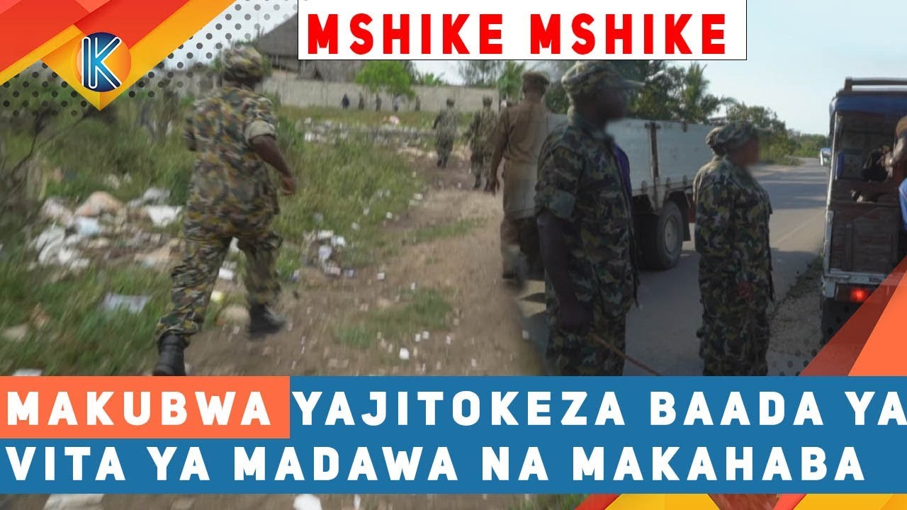 MAKUBWA YAJITOKEZA BAADA YA VITA YA MADAWA NA MAKAHABA - KIWENGWA - YouTube