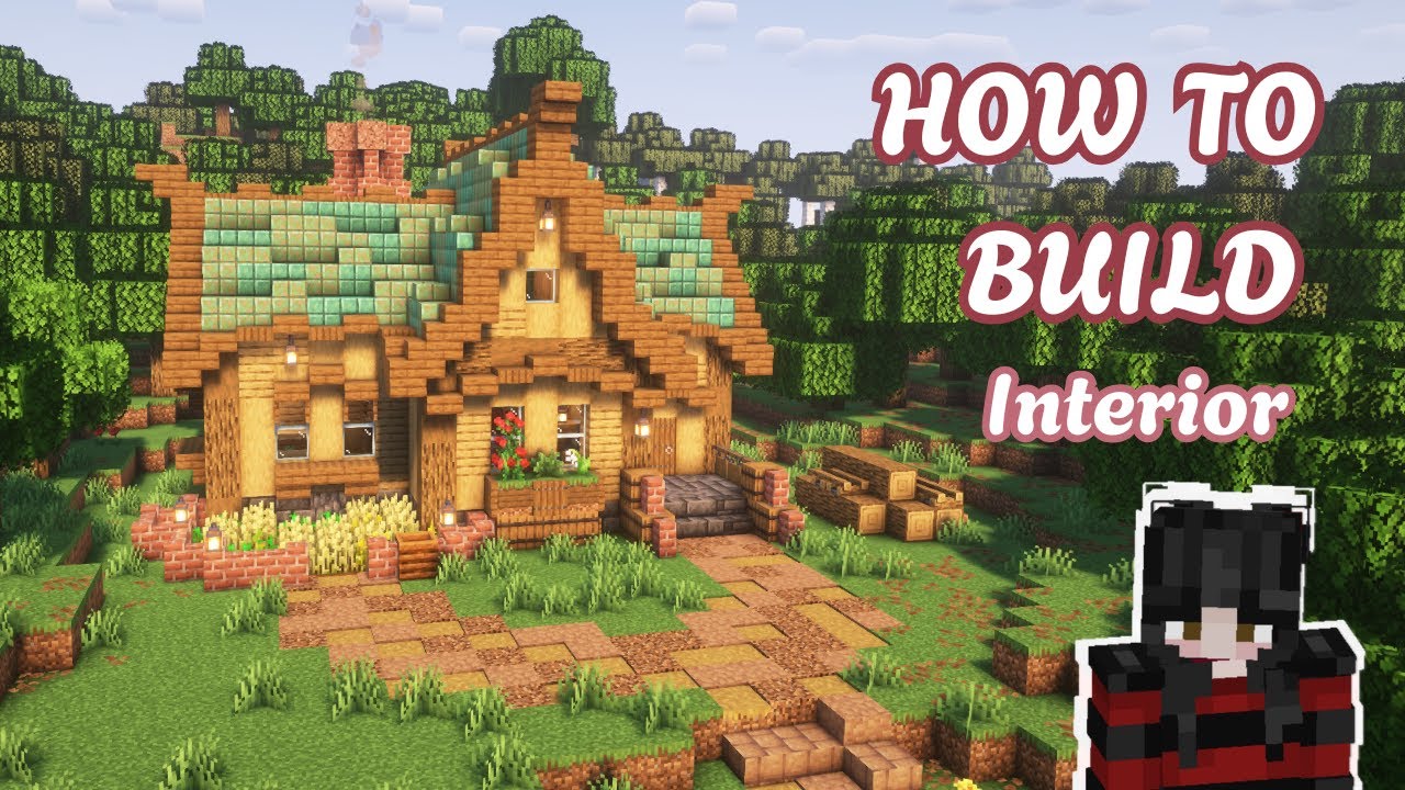 How to Build the INTERIOR for a Cosy Copper Cottage | Minecraft ...