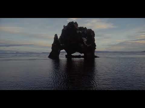 Hvitserkur lonely rock in Iceland