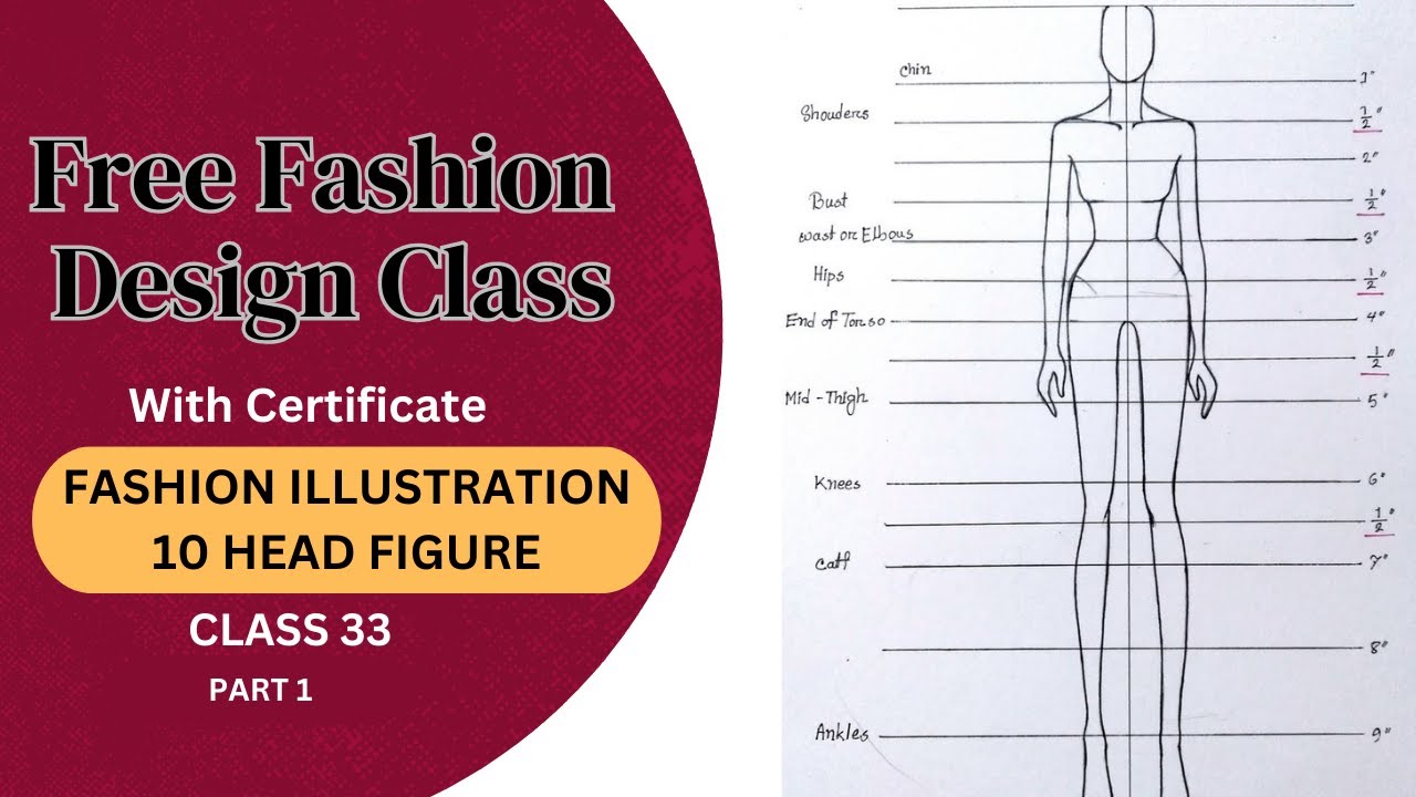 Fashion Design Class (With Certificate) - FASHION ILLUSTRATION 10 HEAD ...