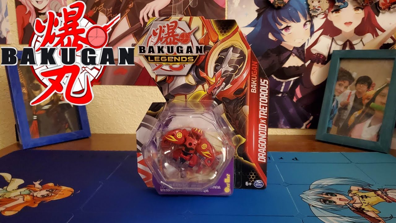 Bakugan Legends: Pyrus/Darkus Dragonoid x Tretorous Core Unboxing - YouTube