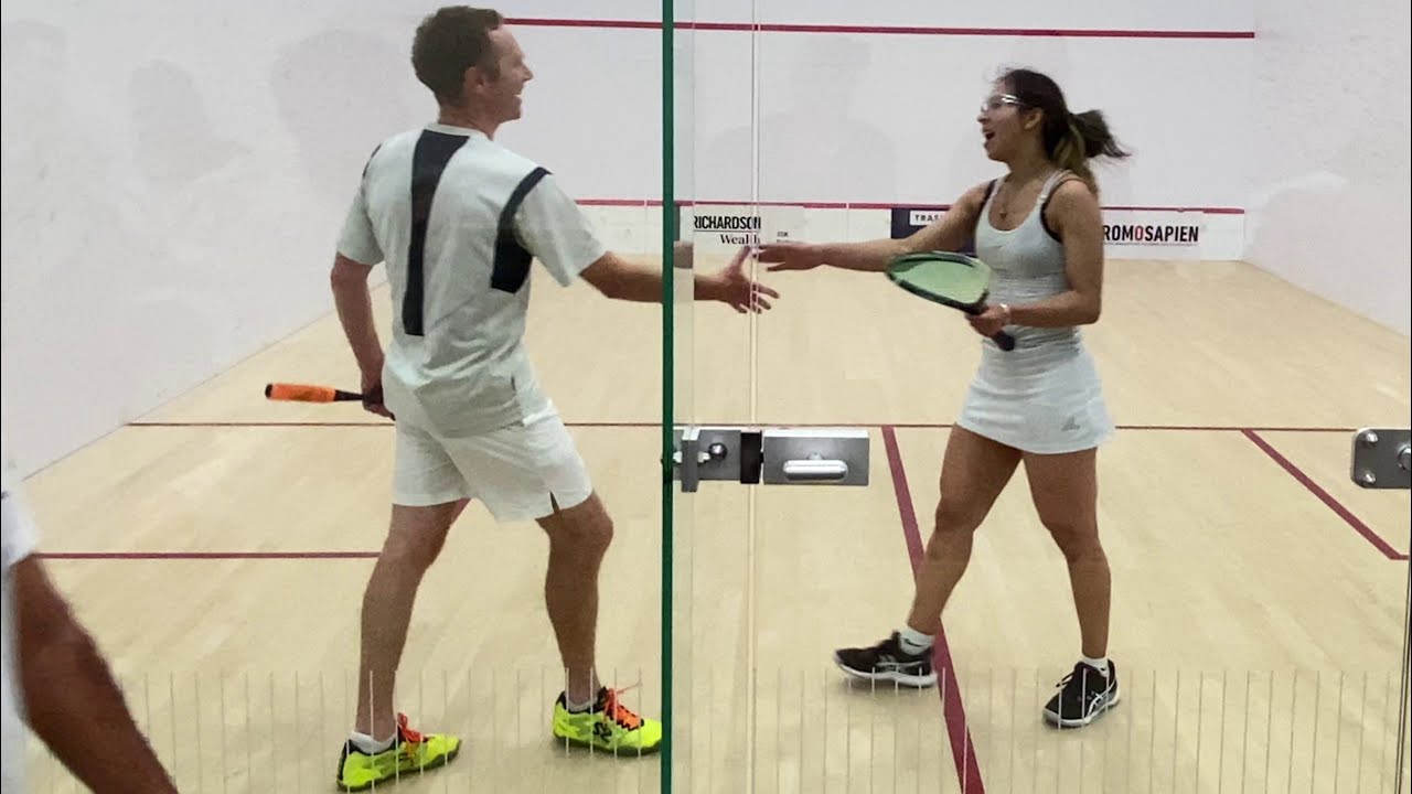 Ben Thomas v Elda Flores--Richardson Wealth Management Squash 2023 - YouTube