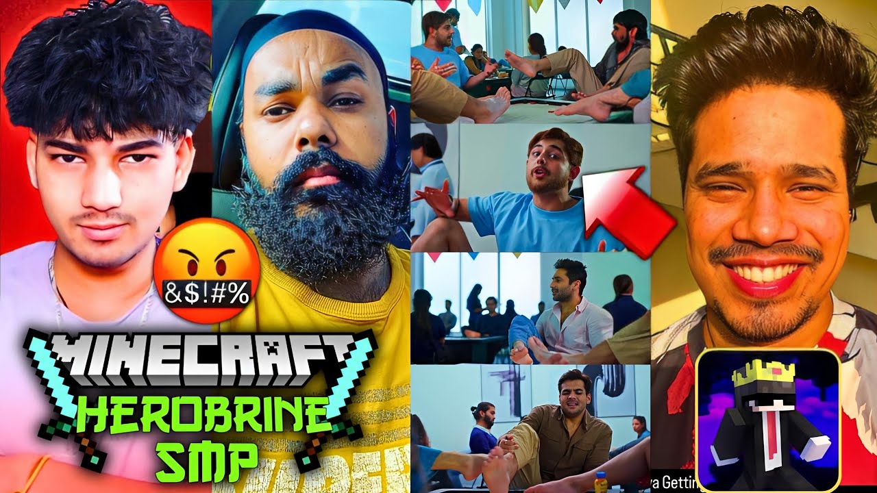 HEROBRINE SMP EXPOSED by BIG CREATOR! Gamerfleet REACT India's Biggest COLLAB - YouTube