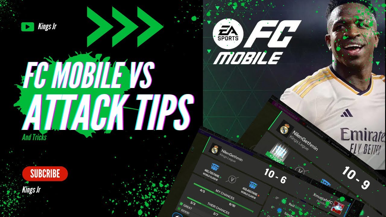 Fc mobile vs Attack tips and tricks - YouTube
