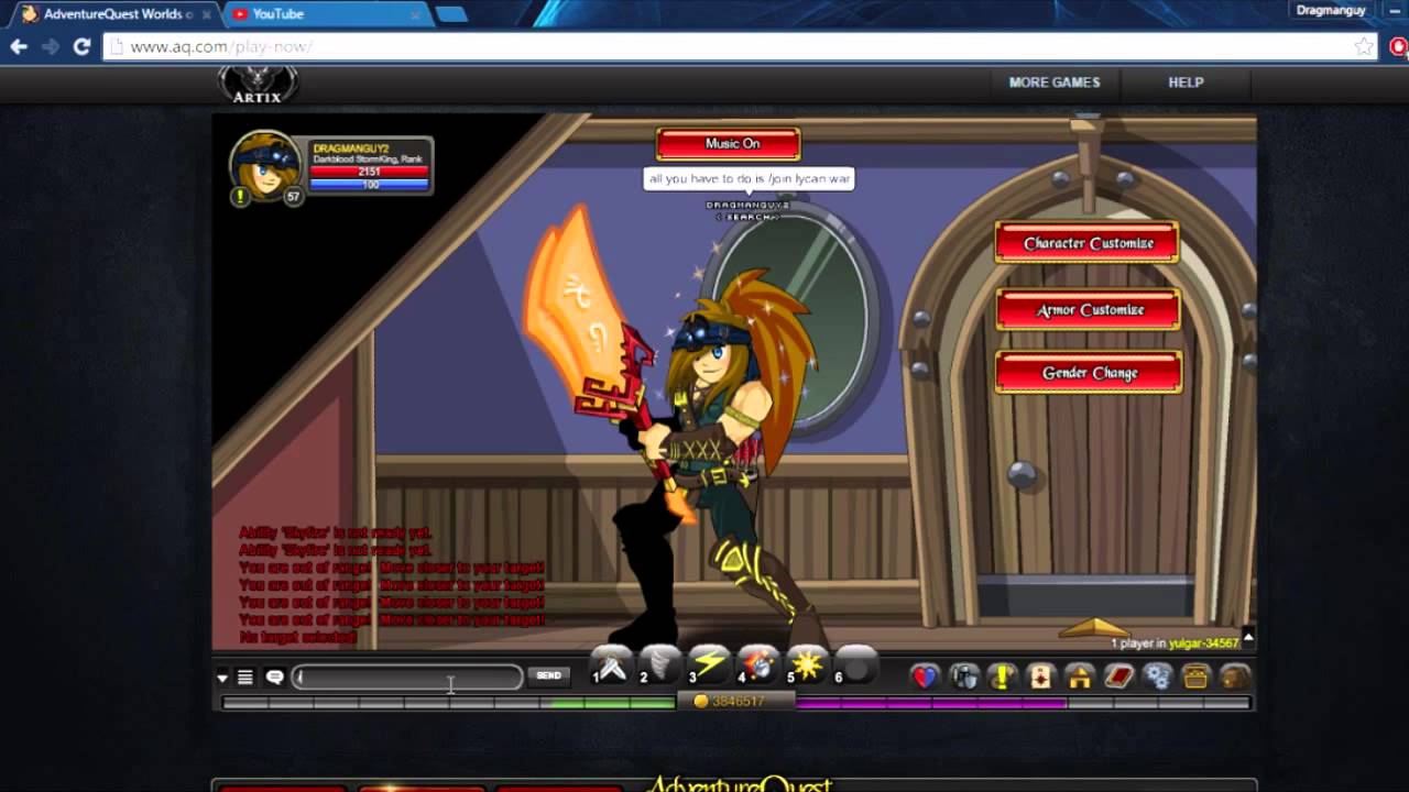 Aqw how to get cool daggers! - YouTube