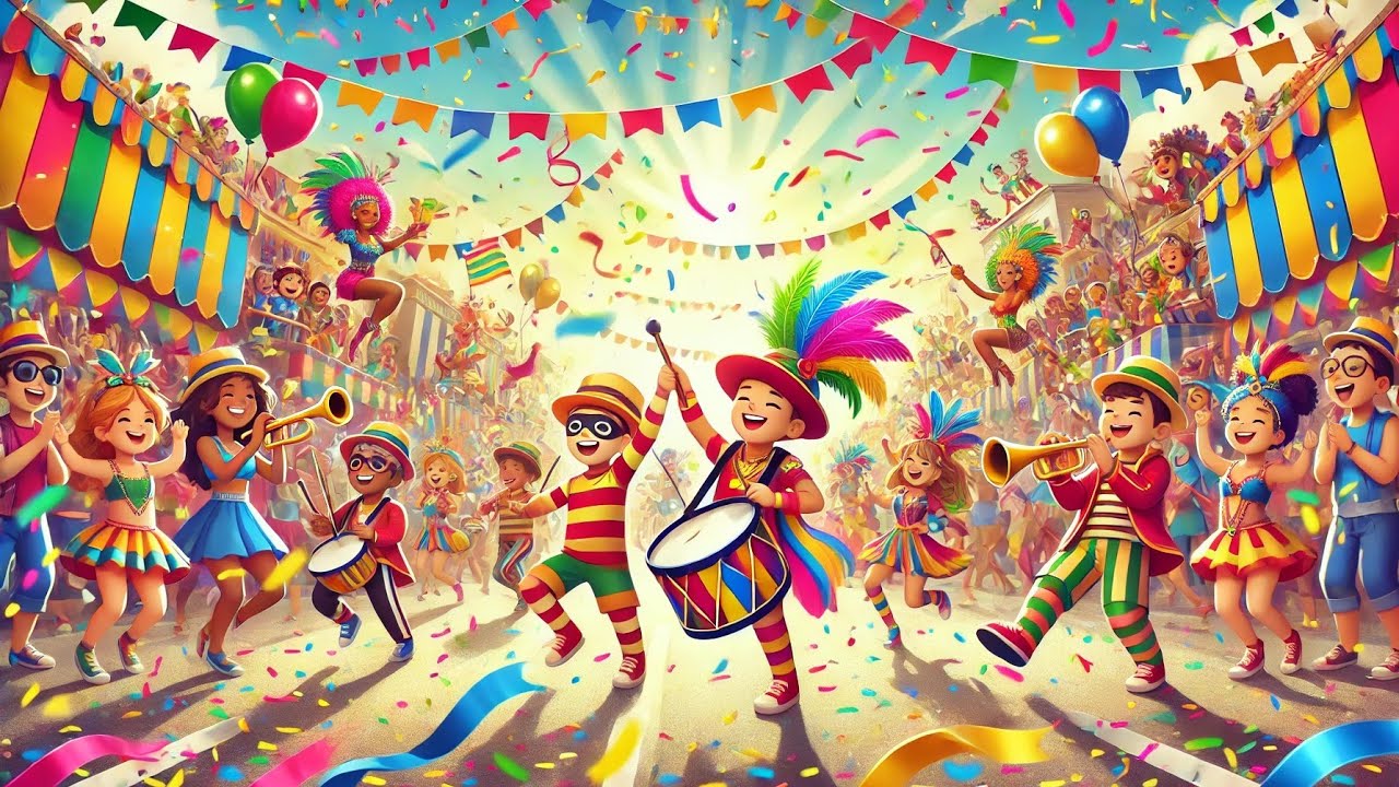 Carnival Parade - Energetic Song for Kids Aged 8-9 | Fun and Festive ...