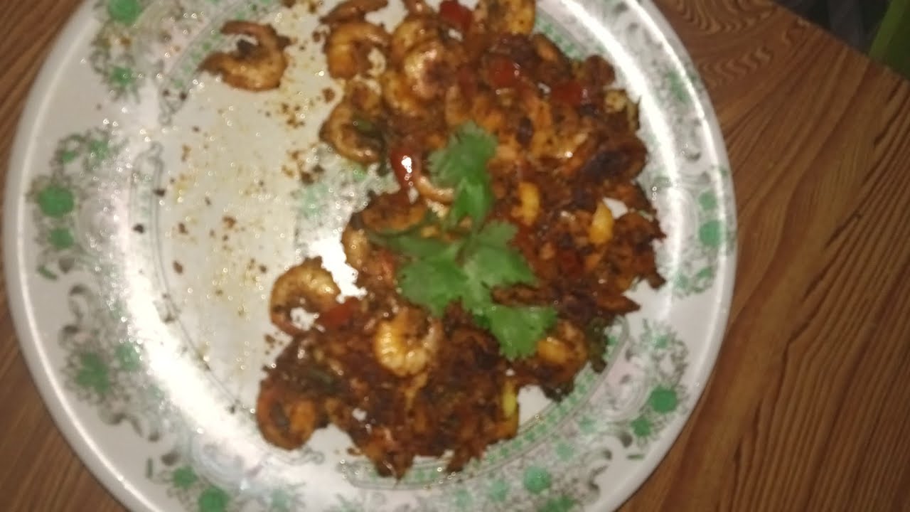 desi style chingudi fry - YouTube