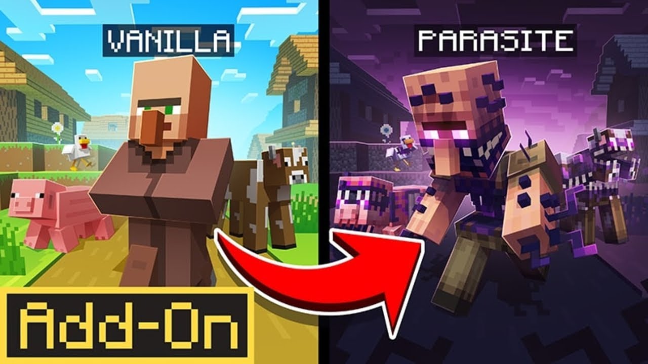 ADDON DE PARASITOS PARA MINECRAFT BEDROCK 1.21.X - YouTube