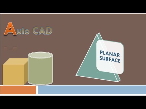 Introduction to Planar Surface in Autocad - YouTube