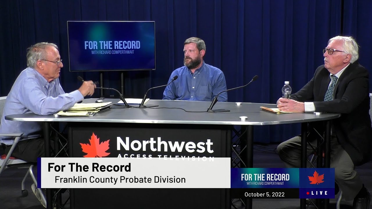For The Record Candidate Forum | Franklin County Probate Judge | 10/05 ...