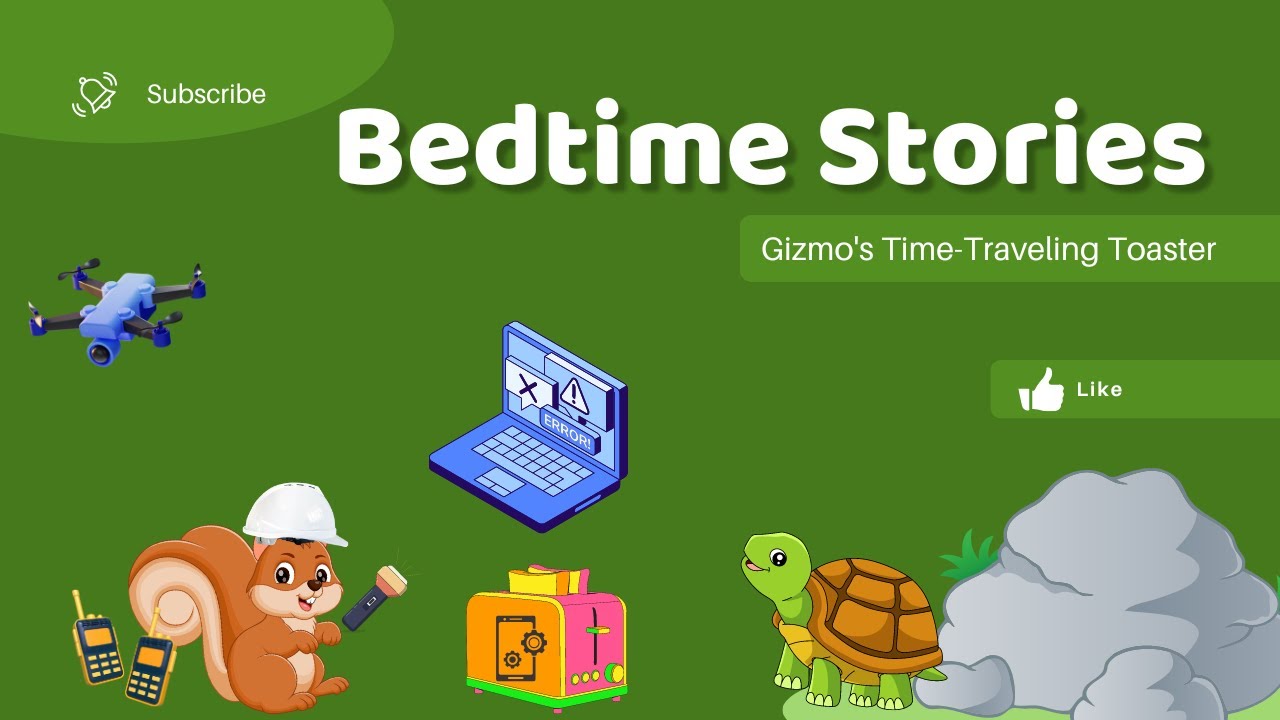 Gizmo's Time Traveling Toaster | Bedtime Stories | Howly Tales - YouTube