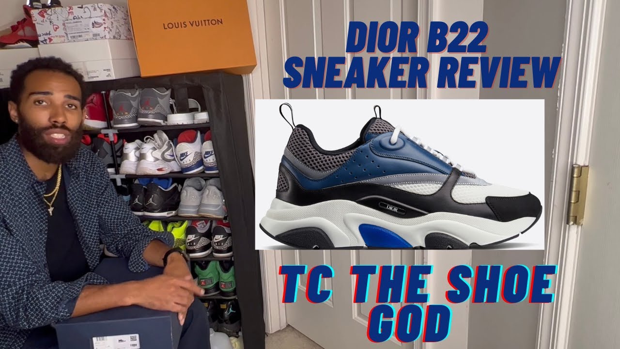 Christian Dior Unboxing | B22 Sneakers | Full Review & Try On - YouTube