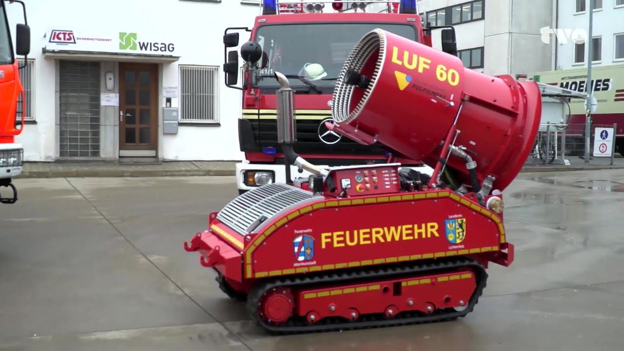 LUF60: Brandbekämpfung mit Wasser und Luft - neuer Löschroboter für die ...