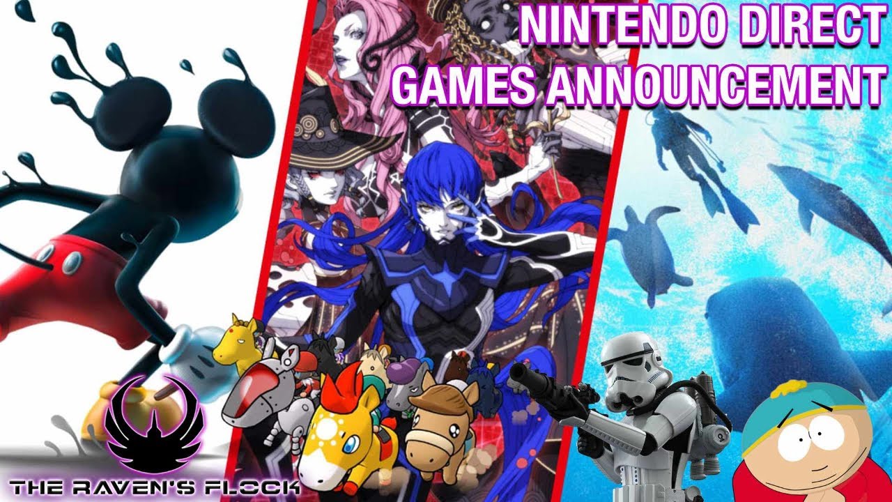 NINTENDO DIRECT Games Announced! | The Raven's Flock - YouTube