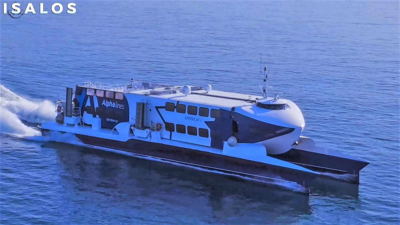 Speed Cat 1 – Παρθενική αναχώρηση από Πειραιά για το πρώτο ταξίδι ...