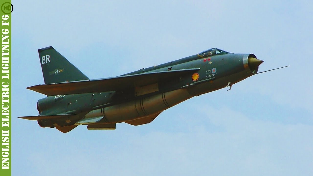 English Electric Lightning F6 - aircraft - HD - YouTube