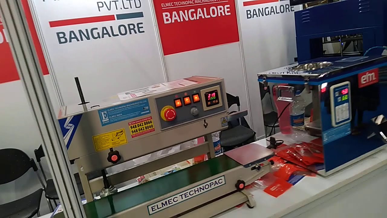 Elmec Technopac packaging machine walk around video - YouTube