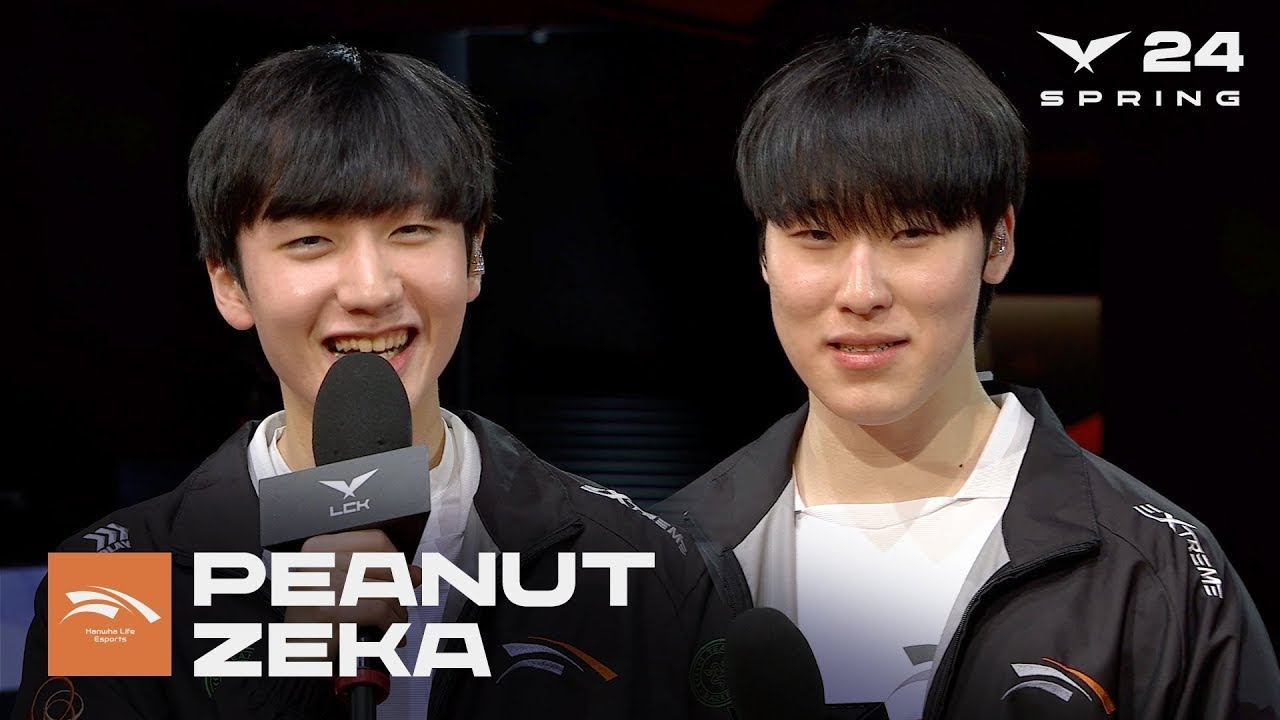 [VIETSUB] Phỏng Vấn HLE Peanut, Zeka | LCK Mùa Xuân 2024 [HLE vs BRO] - YouTube