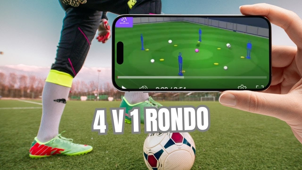 4 v 1 Rondo Drill | Football/Soccer - YouTube