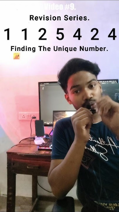 Finding a unique number in an Array [ ] - YouTube