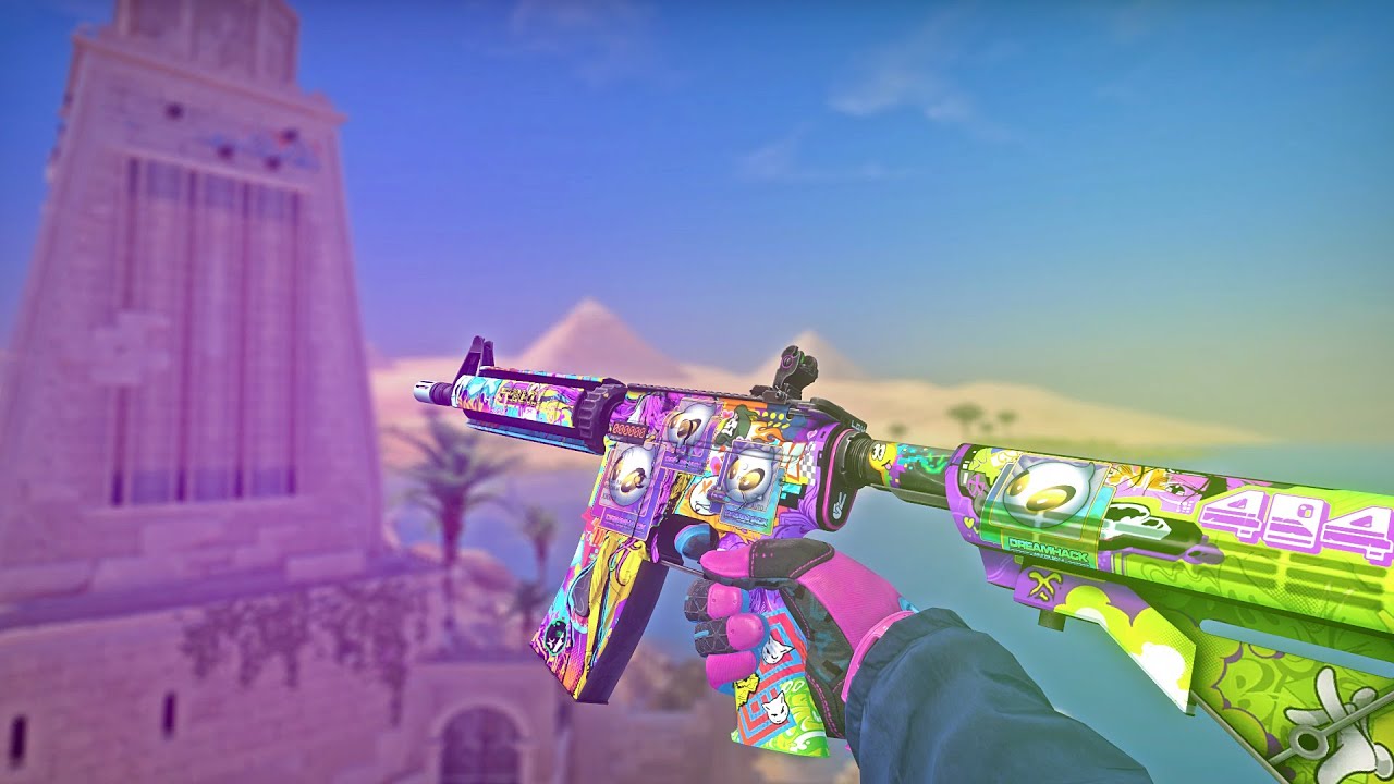 1500$ CRAFT M4A4 | In Living Color with X4 Team Dignitas(Holo ...