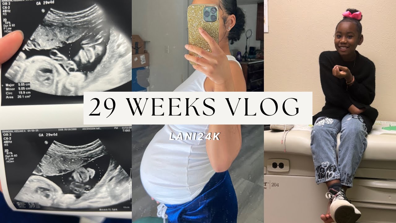 29 weeks🤰🏽+ pregnancy brain real bad + low iron + Tiana’s X-ray ...