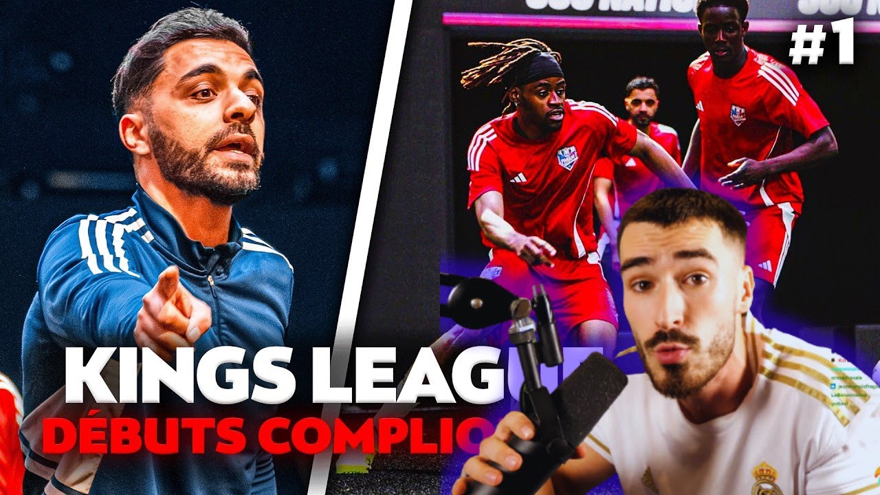 PFUT REACT A LA VIDEO DE PIED CARRÉ : KINGS LEAGUE "NOTRE PREMIER MATCH ...