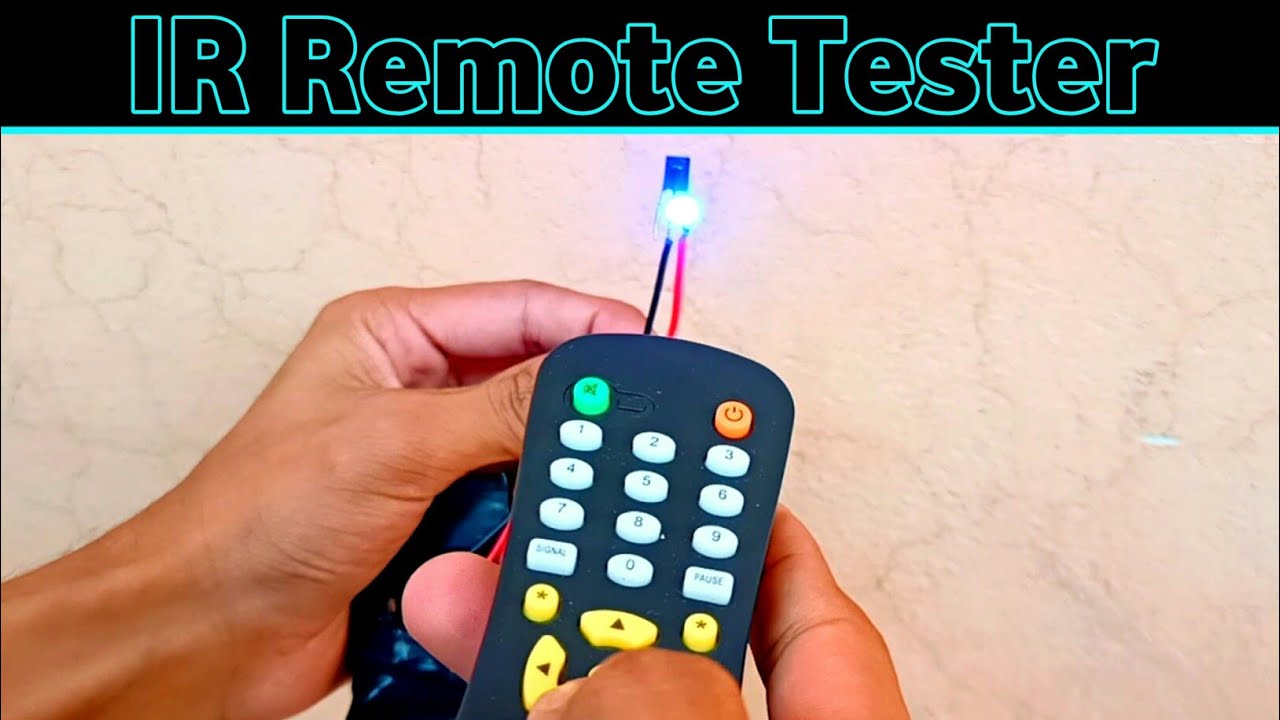 How to Make a Simple Remote Tester IR Remote Tester 🙋🙋 - YouTube