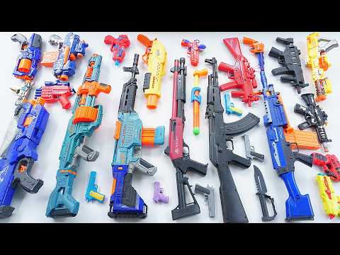 Mengumpulkan Tembak Tembakan 5 Nerf Gun 2 Blaster Gun ROBOT Gun Alien Gun
