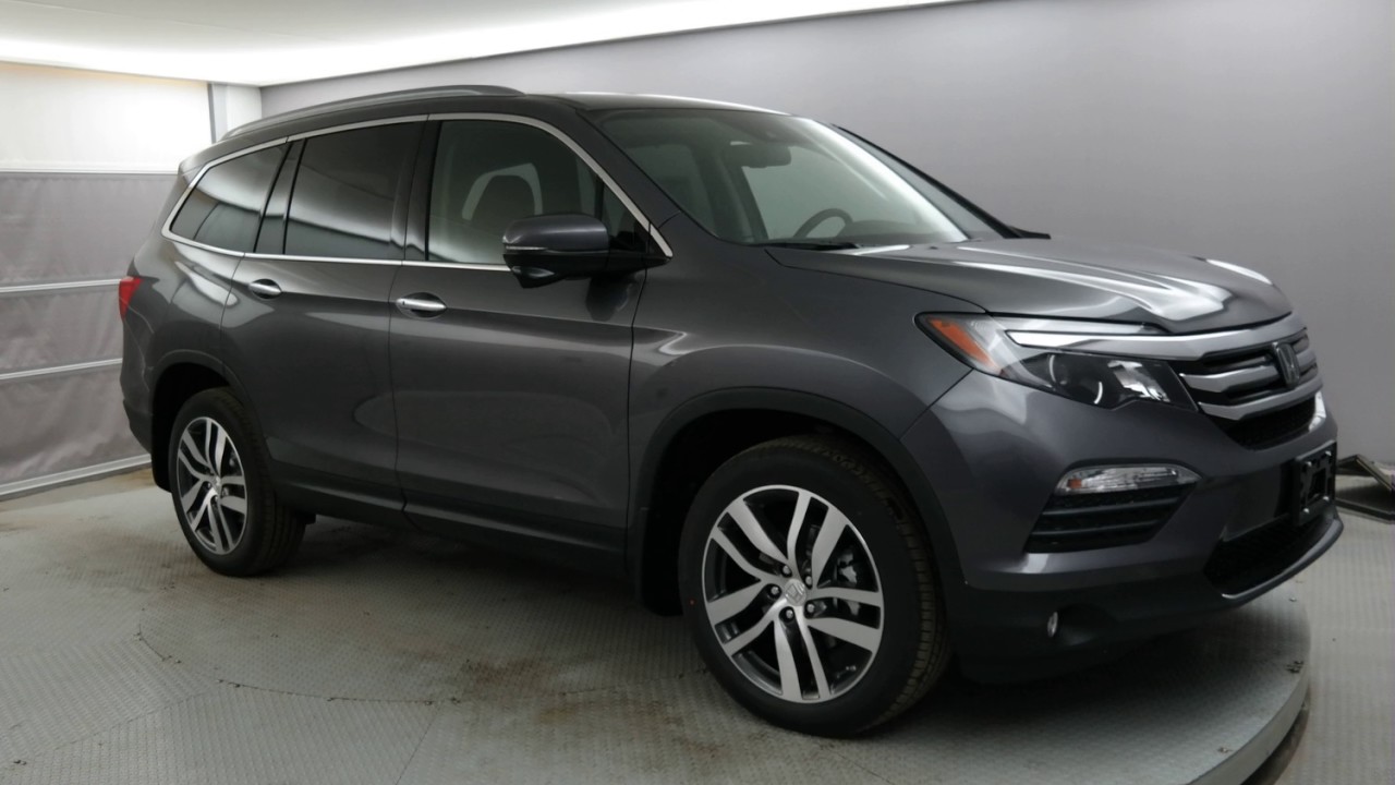 2017 Modern Steel Metallic Honda Pilot SUV #H157 - YouTube