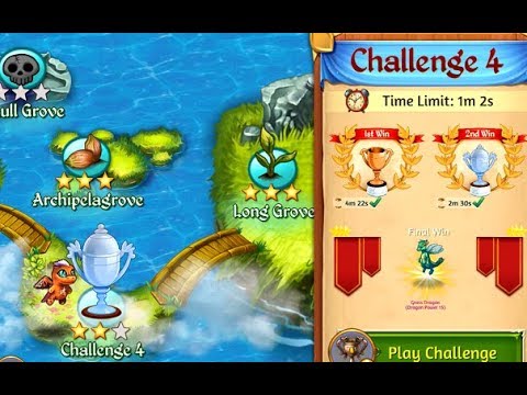 Merge Dragons - Challenge 4 Updated Final Win 1m 2s 공략 챌린지 - YouTube