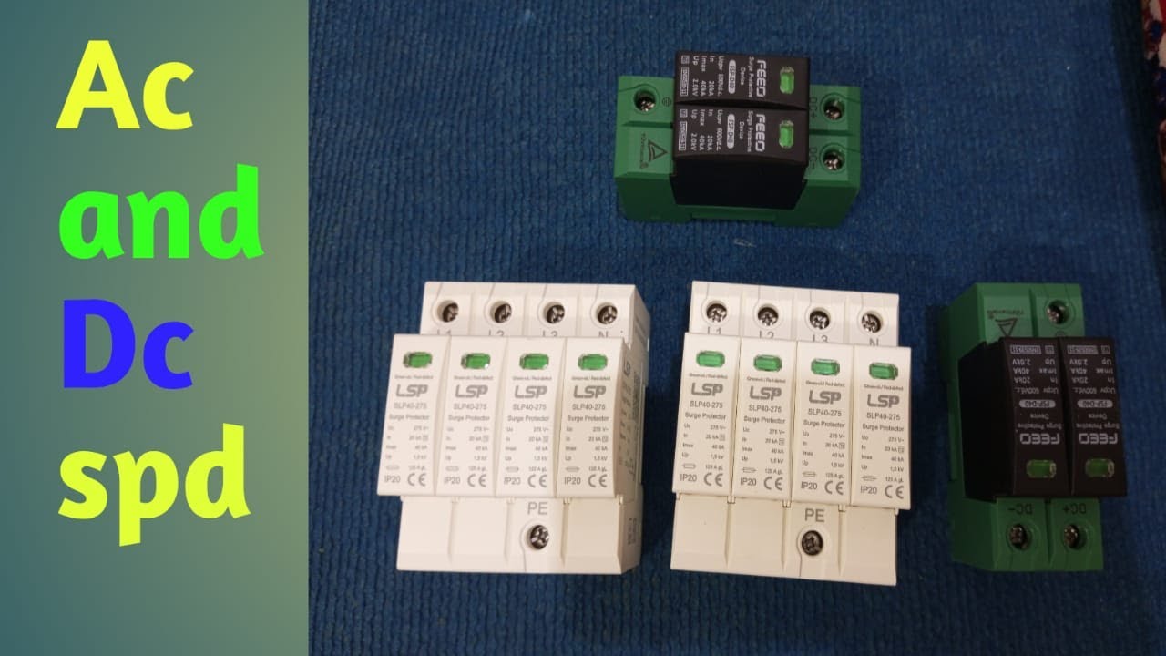 Ac spd and Dc spd full detail explain and instalation method | surge ...