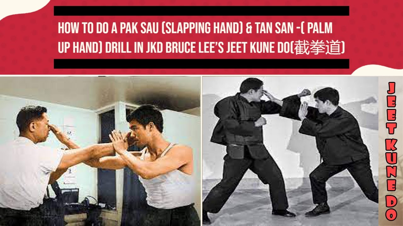 How to Do a Pak sau Slapping hand & Tan san Palm up hand Drill In JKD ...