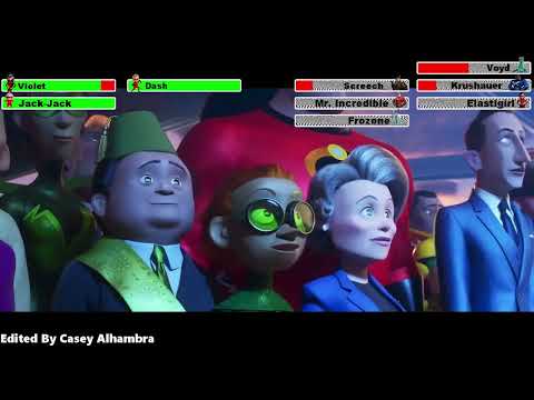 Incredibles 2 (2018) Final Battle with healthbars 1/2 (50K Subscribers Special)