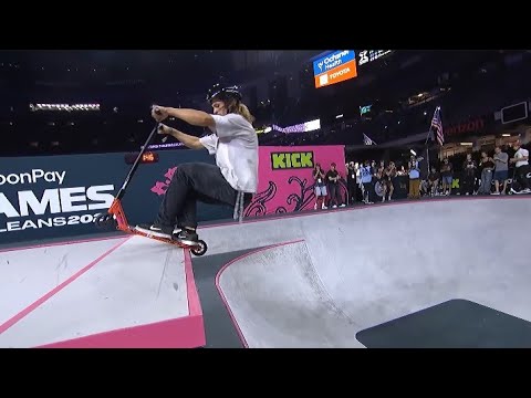 Scootering debut at the X-Games 