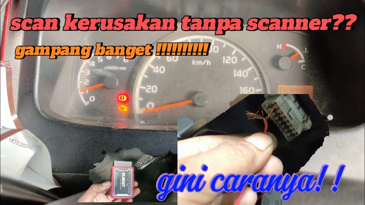 cek engine nyala? bingung cari kerusakan tapi ga punya alat? CARA SCAN ...