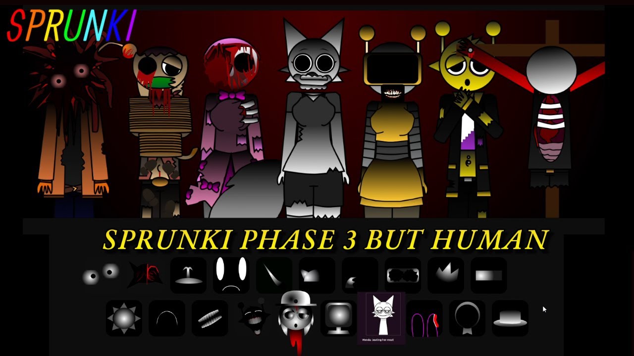 Incredibox Sprunki - Phase 3 but with Human Forms (Gameplay Showcase ...