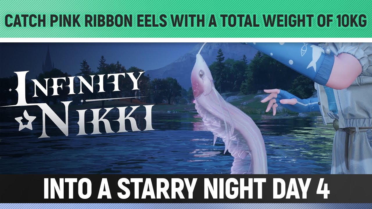 Infinity Nikki - Catch Pink Ribbon Eels with a total weight of 10kg ...