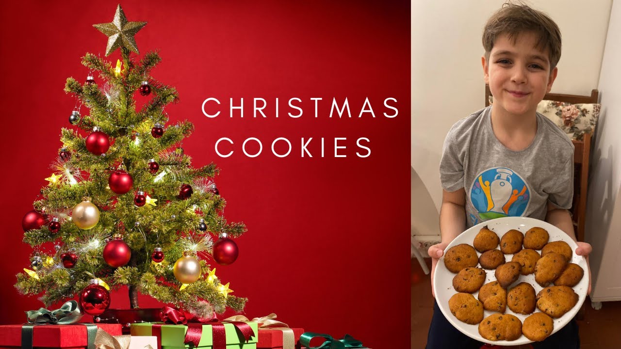 Christmas cookies recipe. Easy cooking with kids. Recipe is in ...