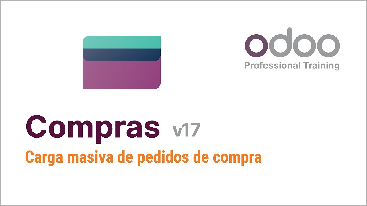 Compras Odoo 17 - Carga masiva pedidos de compra - YouTube